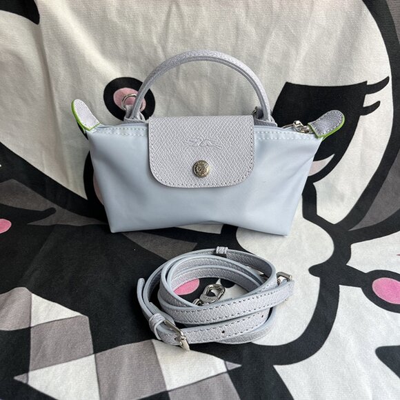 Longchamp | Bags | Sky Blue Longchamp Le Pliage Original Handbag | Poshmark